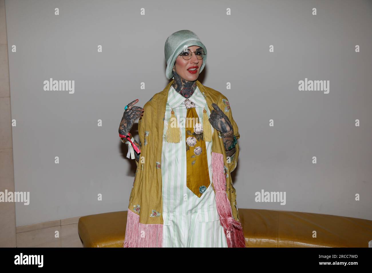 Sarah Settgast bei der Anja Gockel Fashion Show 'Air' auf der Berlin ...