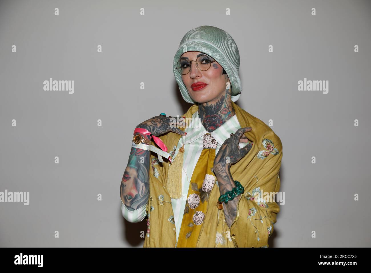 Sarah Settgast bei der Anja Gockel Fashion Show 'Air' auf der Berlin ...