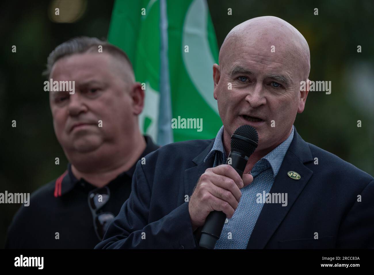 London, UK. 13th July 2023. Save Our Ticket Offices. RMT president ...