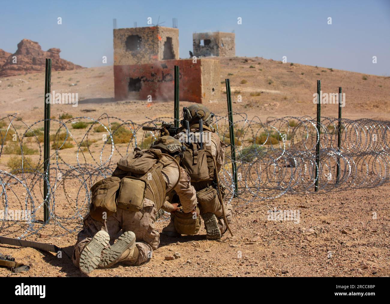 U.S. Marines with 2nd Battalion, 5th Marines, 1st Marine Division ...