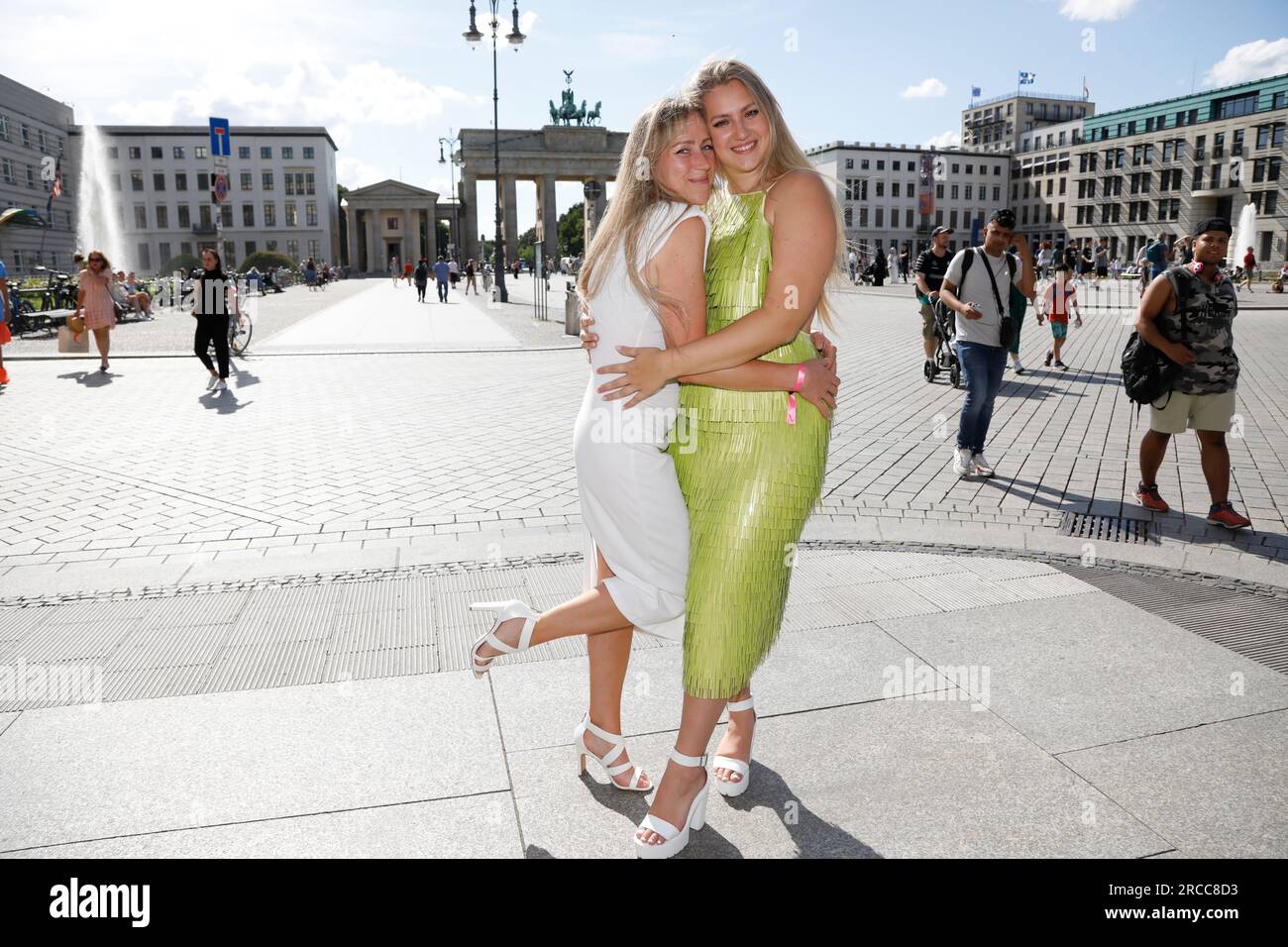 Dascha Carriero mit Mutter Ola Carriero bei der Anja Gockel Fashion ...