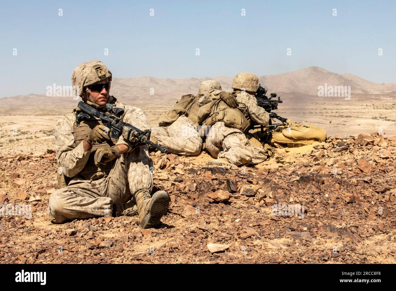 U.S. Marines with Bravo Company, 4th Assault Amphibian Battalion, 4th ...