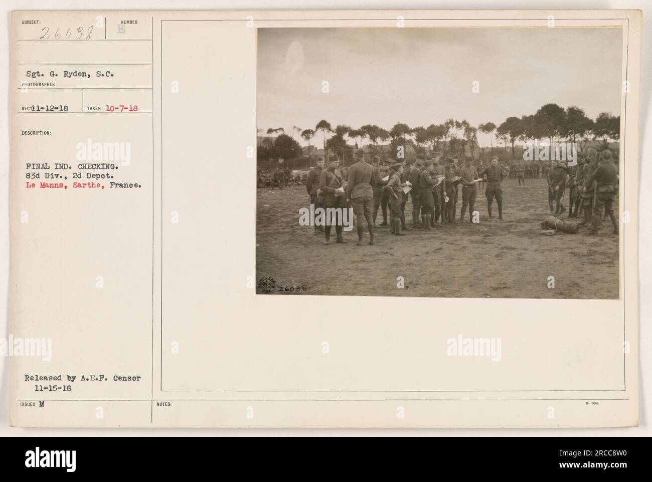 Sergeant G. Ryden of the Signal Corps inspects a Sumerian tank at the ...