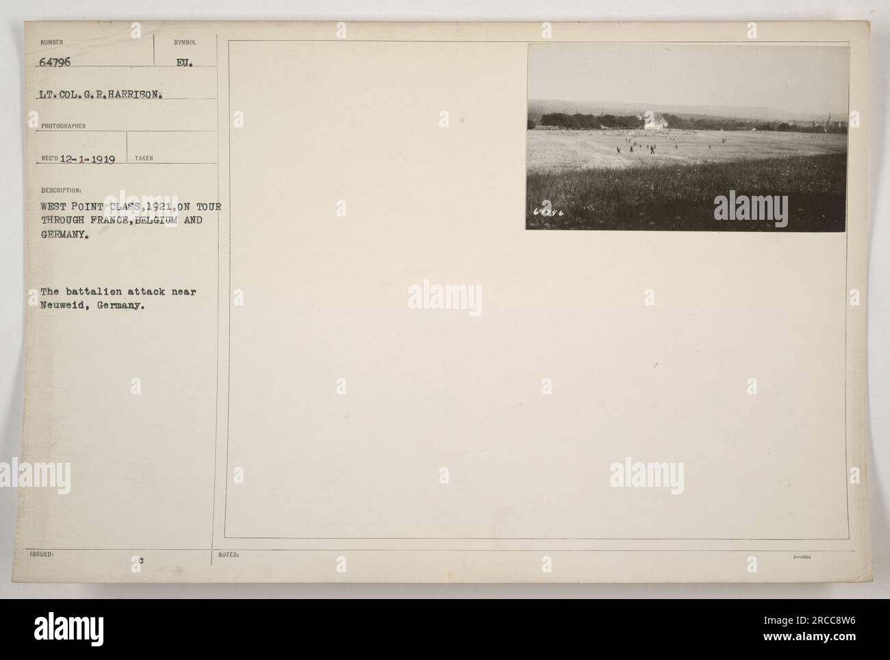 West Point Class of 1921 embarking on a tour through France, Belgium ...