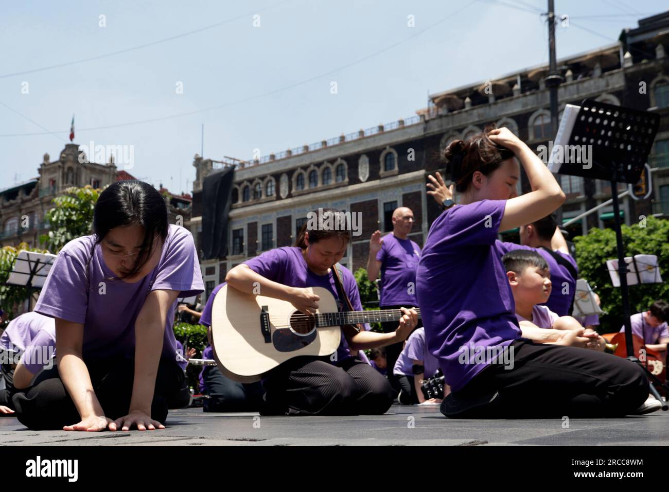 Mexico City, Mexico. 13th July, 2023. The Korean Milal Missionary Choir ...