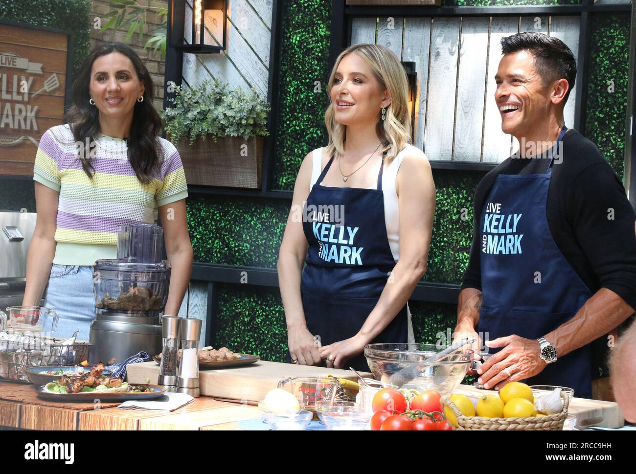 New York, NY, USA. 13th July, 2023. Yumna Jawad, Jenny Mollen and Mark ...