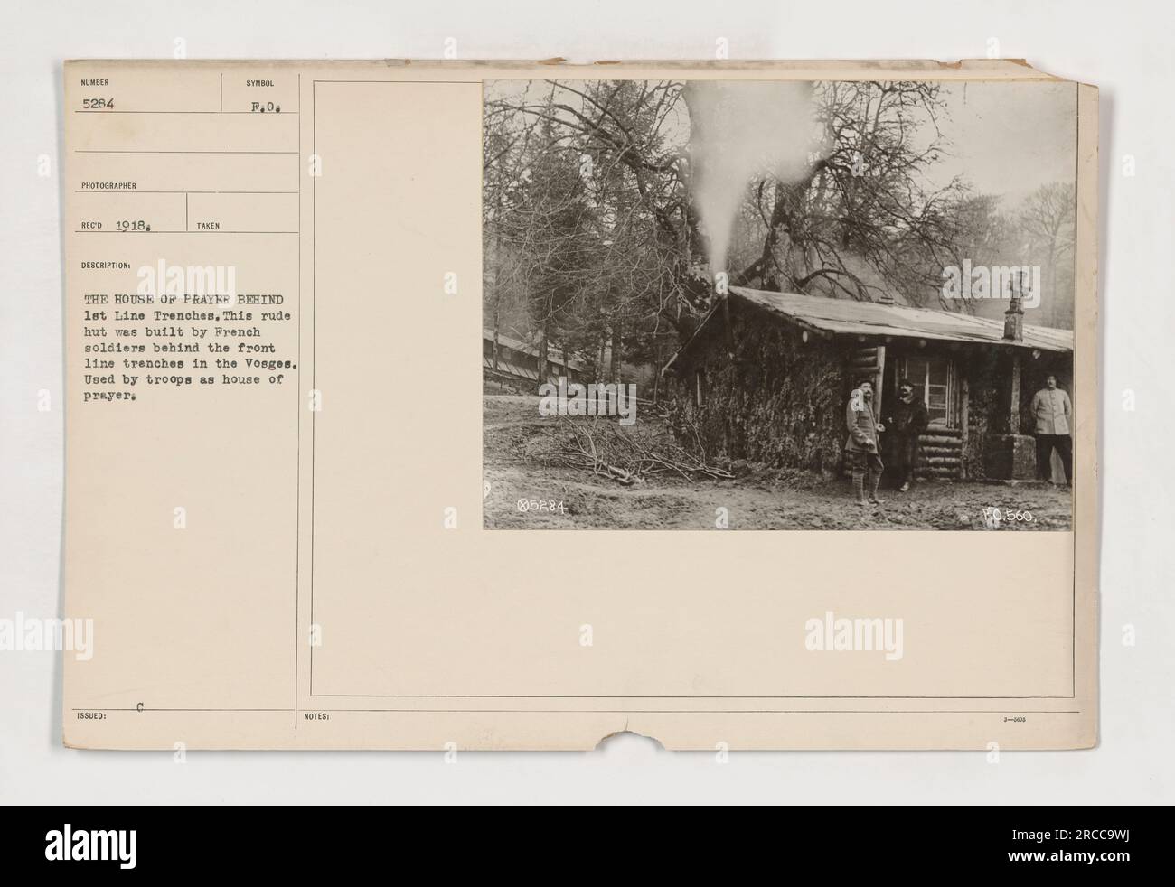 Soldiers gathering at a makeshift house of prayer behind the 1st Line ...