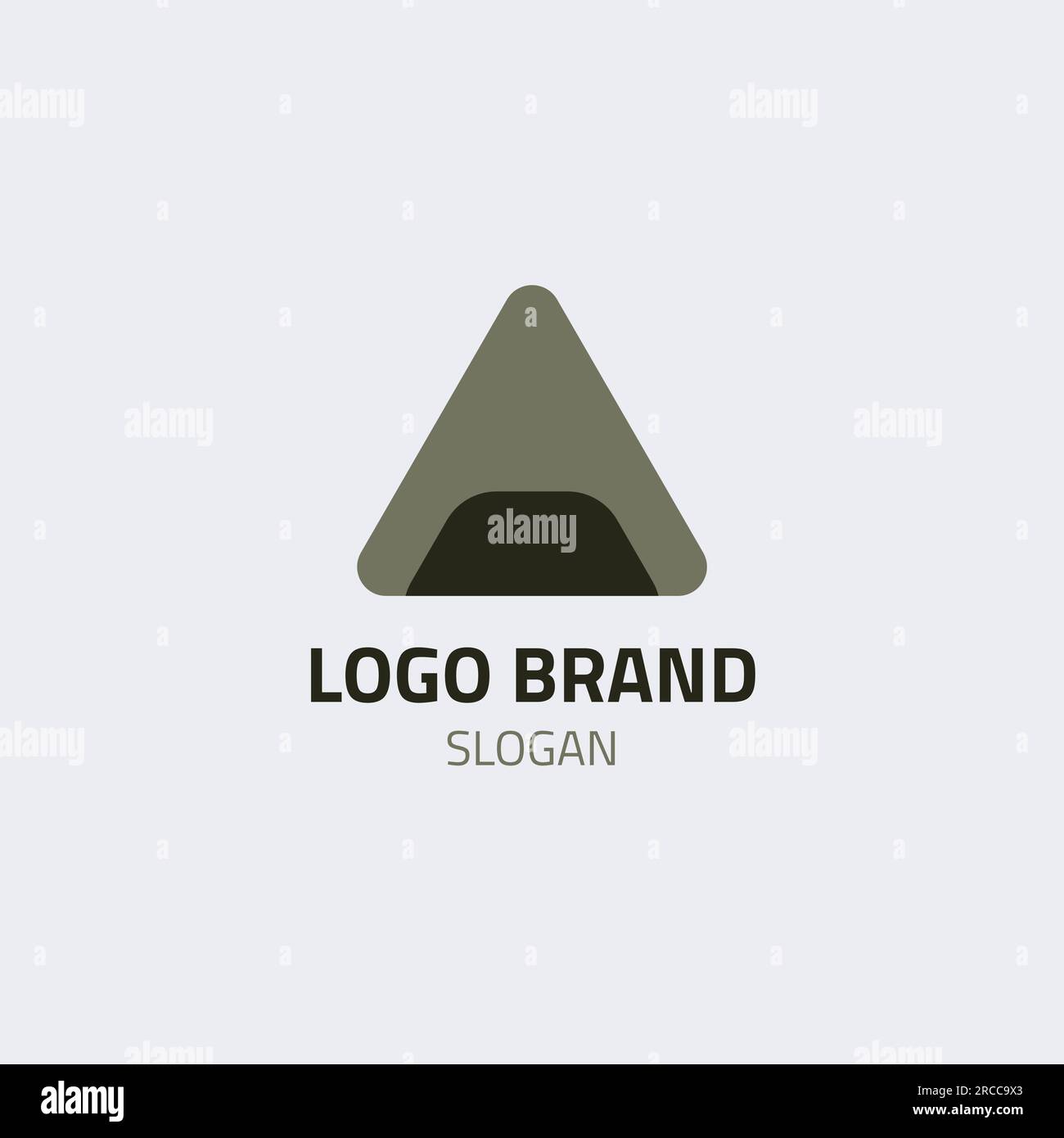 Onigiri logo and letters in soft and simple colors Stock Vector Image ...