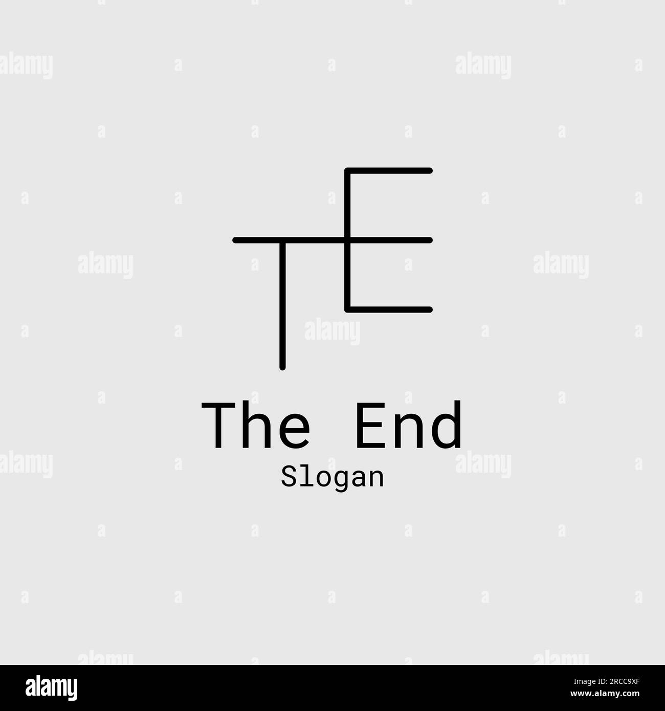 Two letter logo hi-res stock photography and images - Alamy