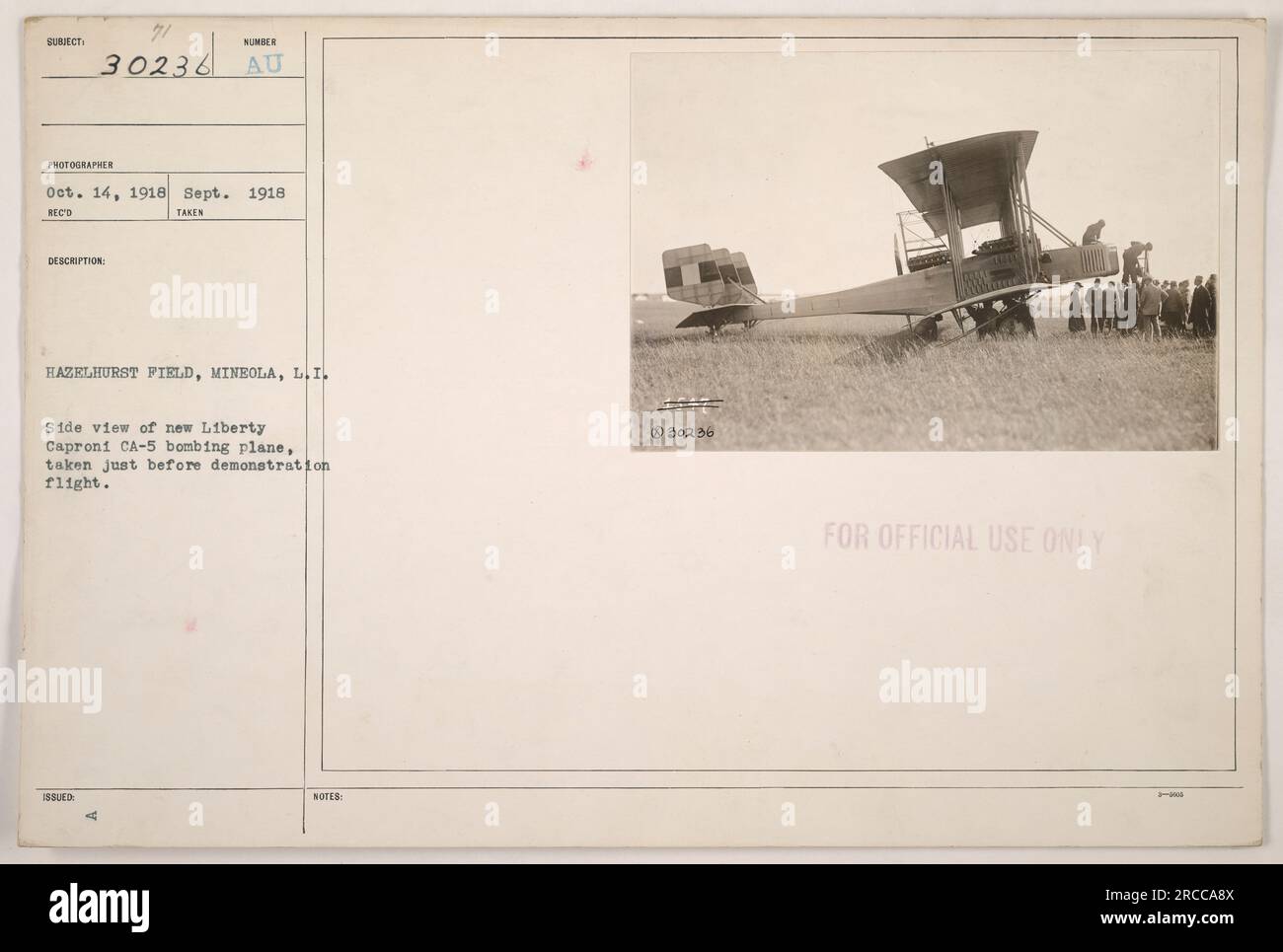 Liberty caproni ca 5 bombing plane hi-res stock photography and images ...