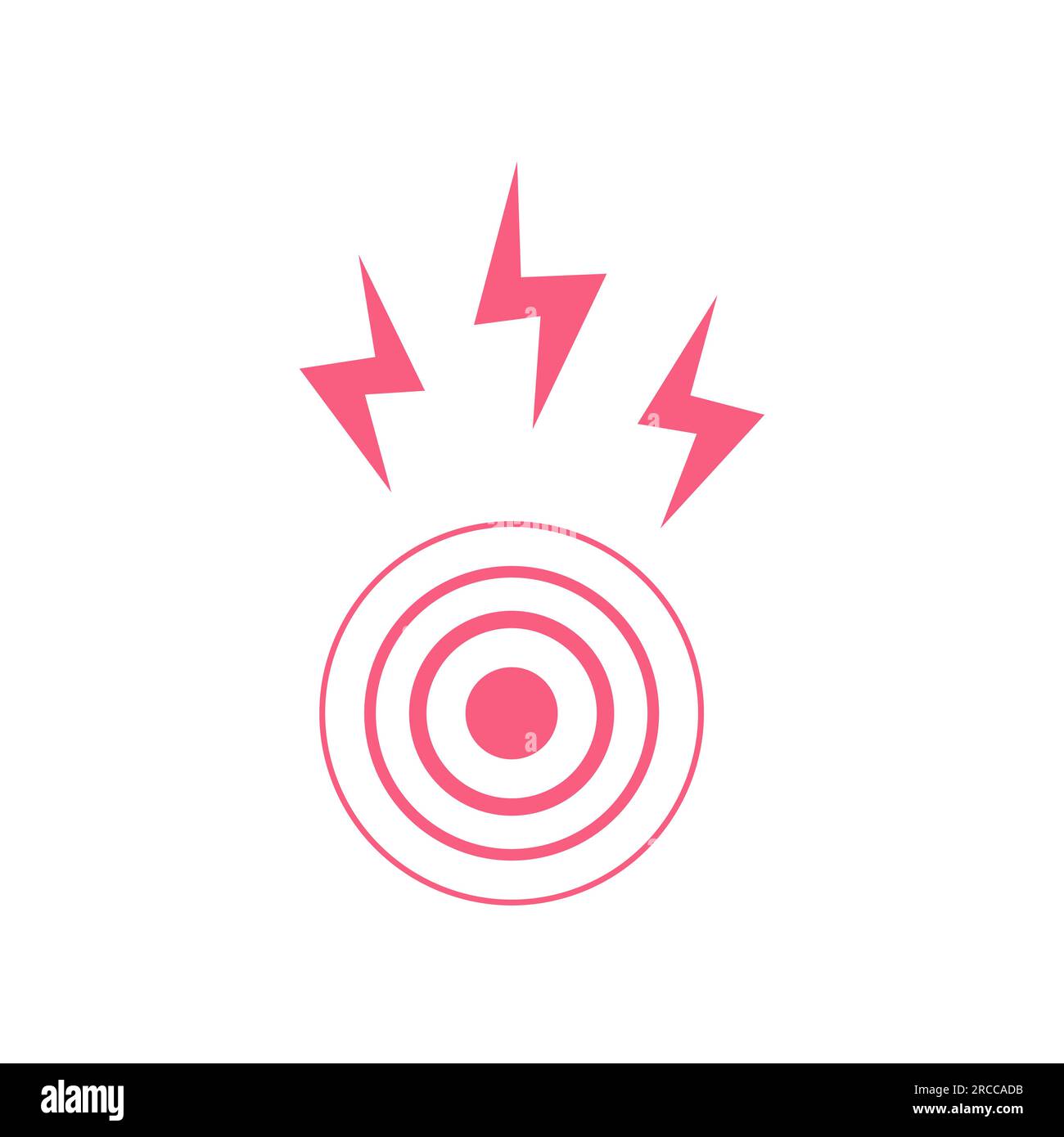 acute pain lightning vector sign icon symbol Stock Vector Image & Art ...