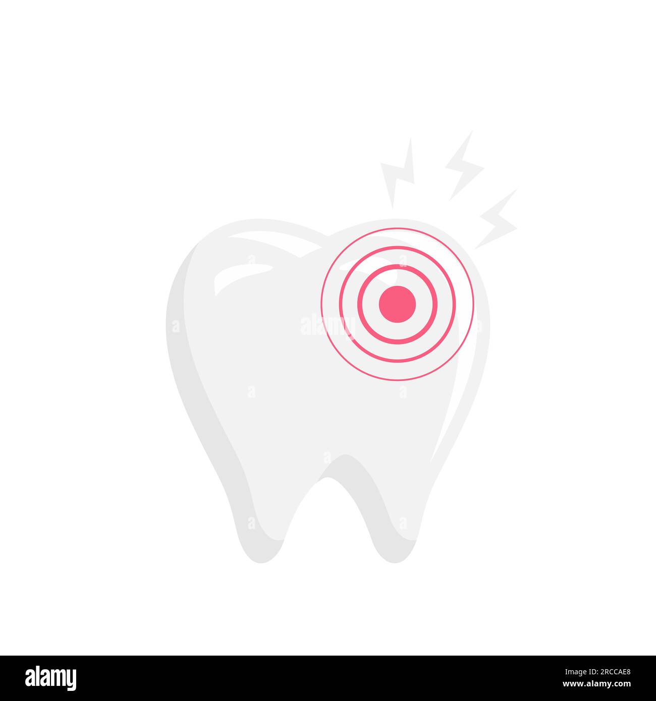toothache illustration design. tooth treatment icon sign symbol Stock ...