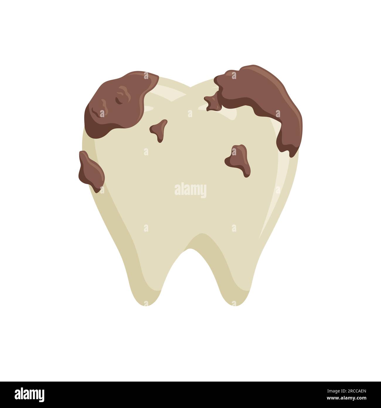 Dirty tooth vector illustration. Toothache icon sign symbol Stock ...