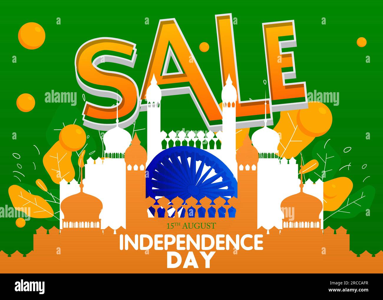 Indian independence day Stock Vector Images - Alamy