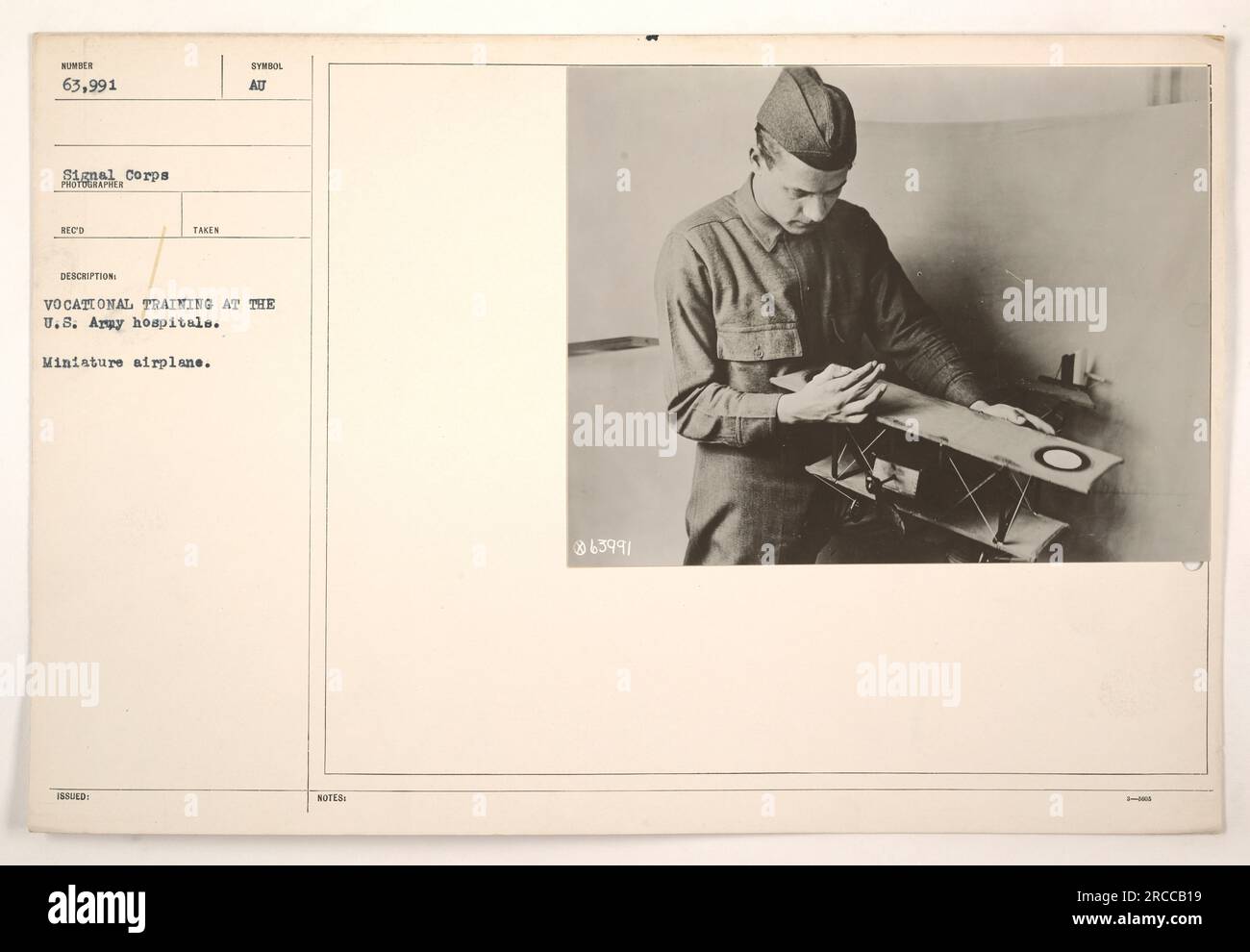 Soldiers receiving vocational training at a U.S. Army hospital. The ...