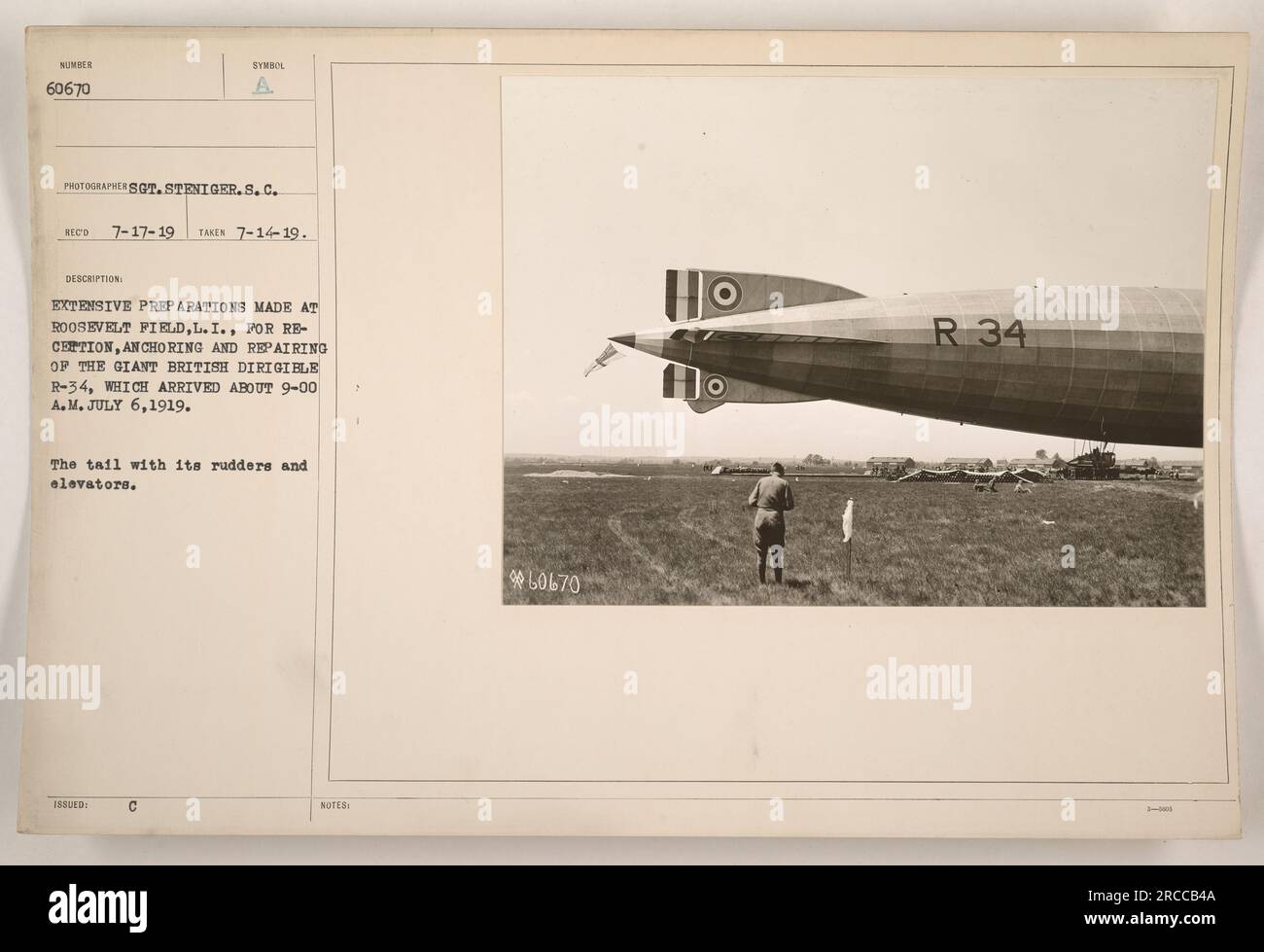 Extensive preparations at Roosevelt Field, L.I., for the arrival ...