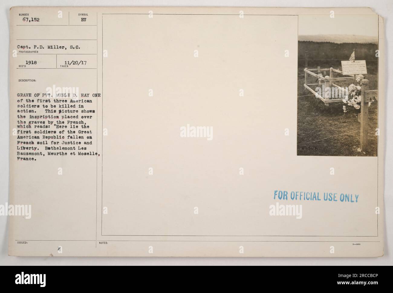 Pvt merle d hay hi-res stock photography and images - Alamy