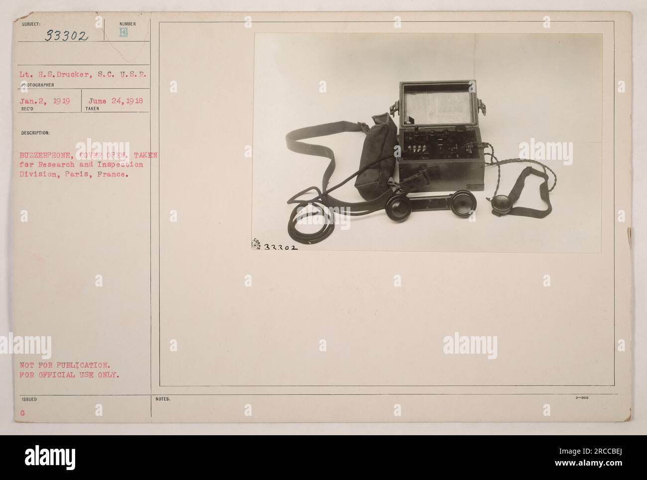 Communication during world war 1 hi-res stock photography and images ...