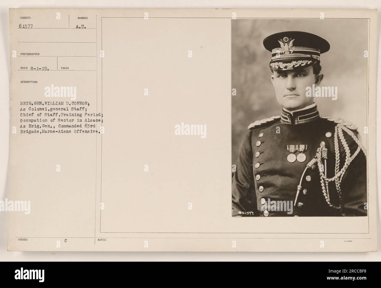 Brig. Gen. William D. Connor. In this photograph, he is depicted as ...