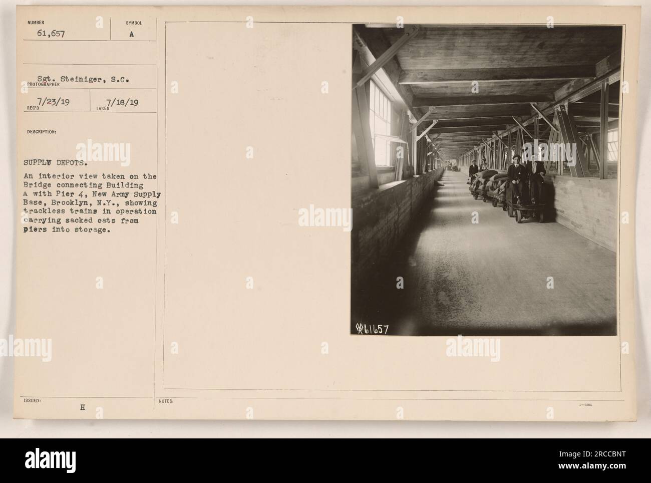 Interior view of the Bridge connecting Building A with Pier 4 at the ...