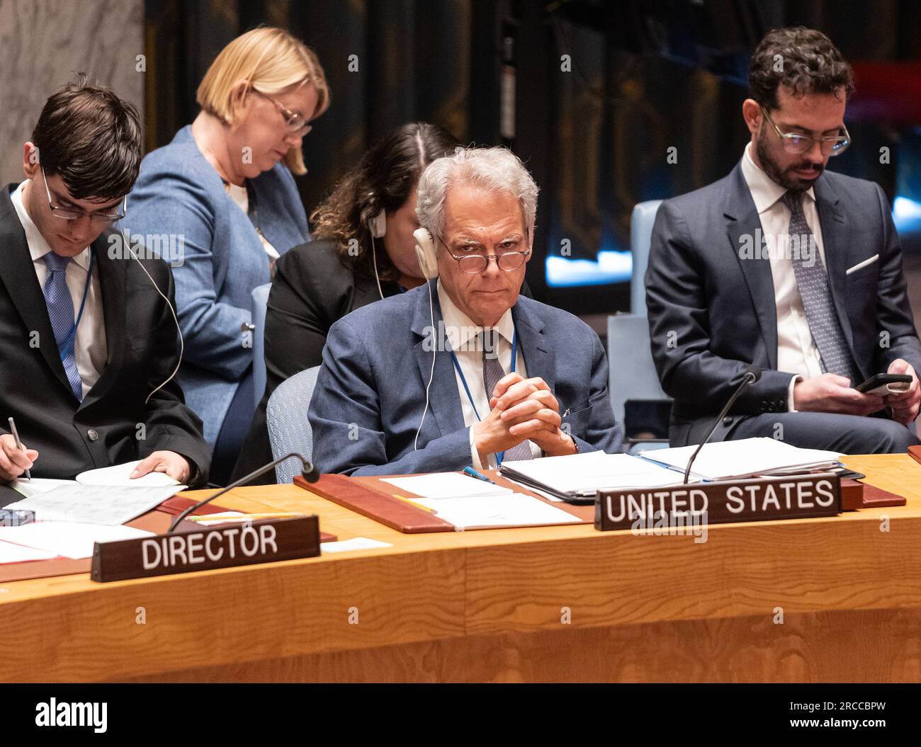 New York, USA. 13th July, 2023. Ambassador Jeffrey DeLaurentis attends ...