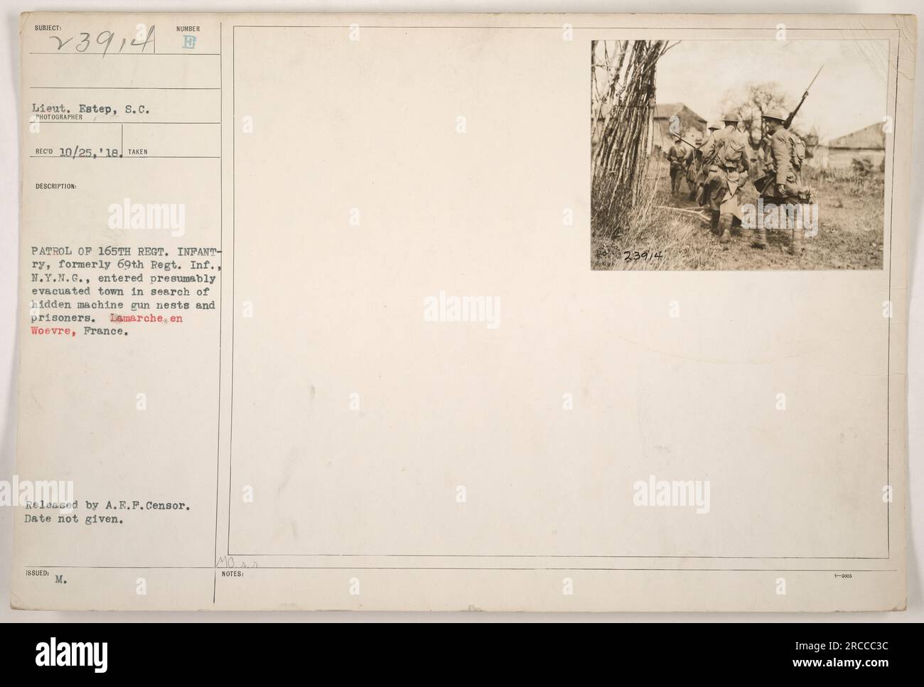 165th infantry regiment hi-res stock photography and images - Alamy