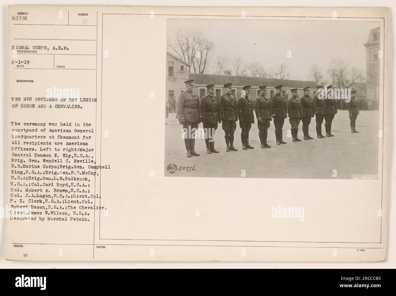 Brig gen wendell c neville hi-res stock photography and images - Alamy