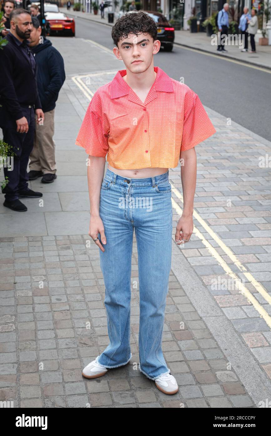 London, UK. 13th July, 2023. Joe Locke. Models, celebrities and guests ...