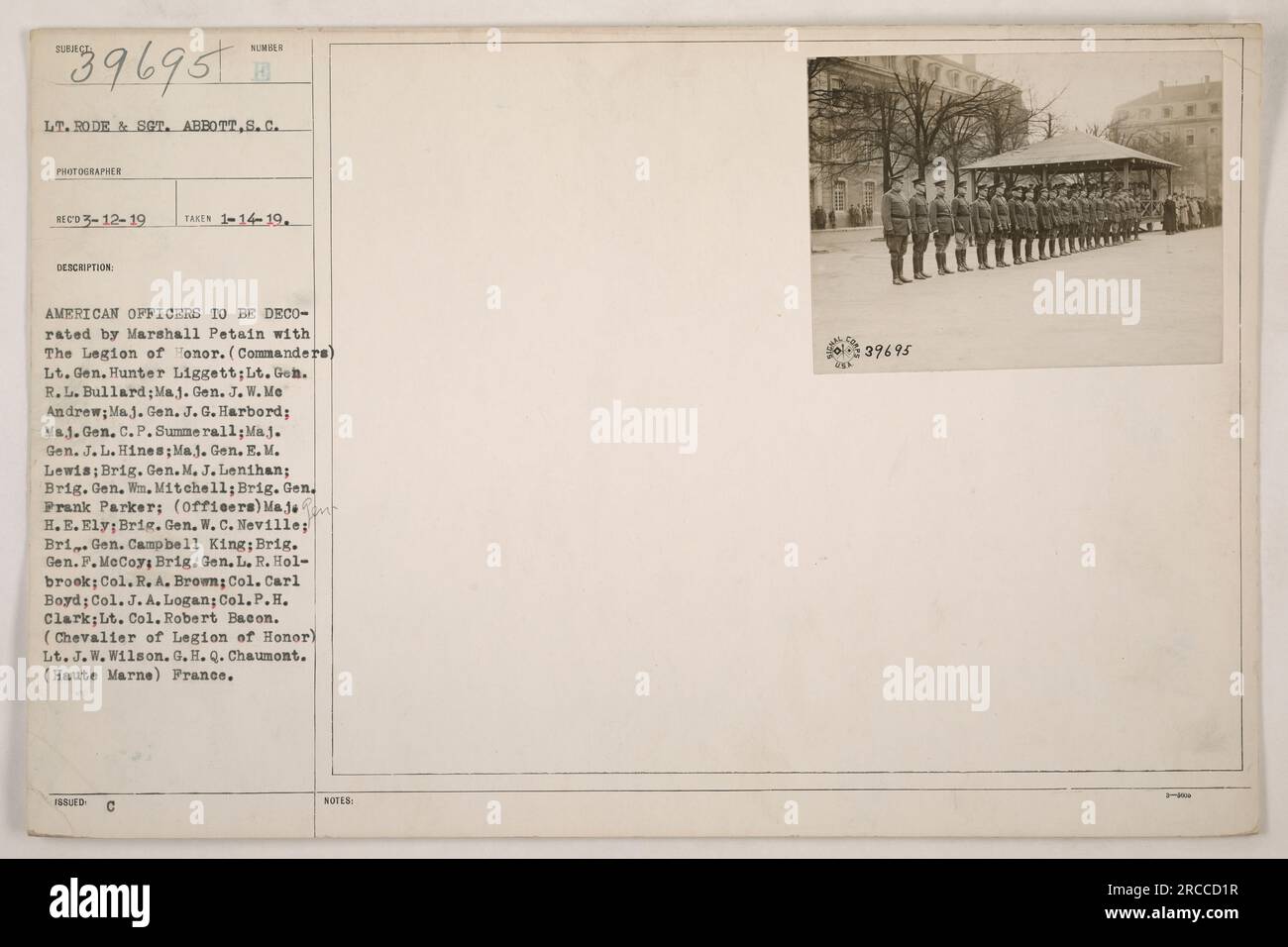 Lt gen r l bullard hi-res stock photography and images - Alamy