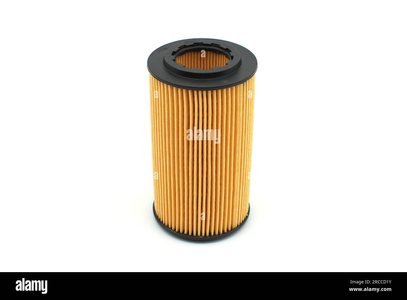 Vehicle engine oil filter isolated on white background. Automotive ...