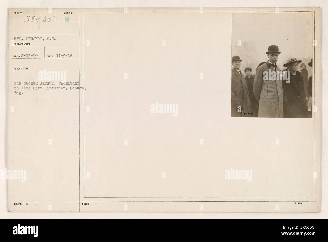 Pvt. Gunshor, S.C., a photographer during World War One, took this ...