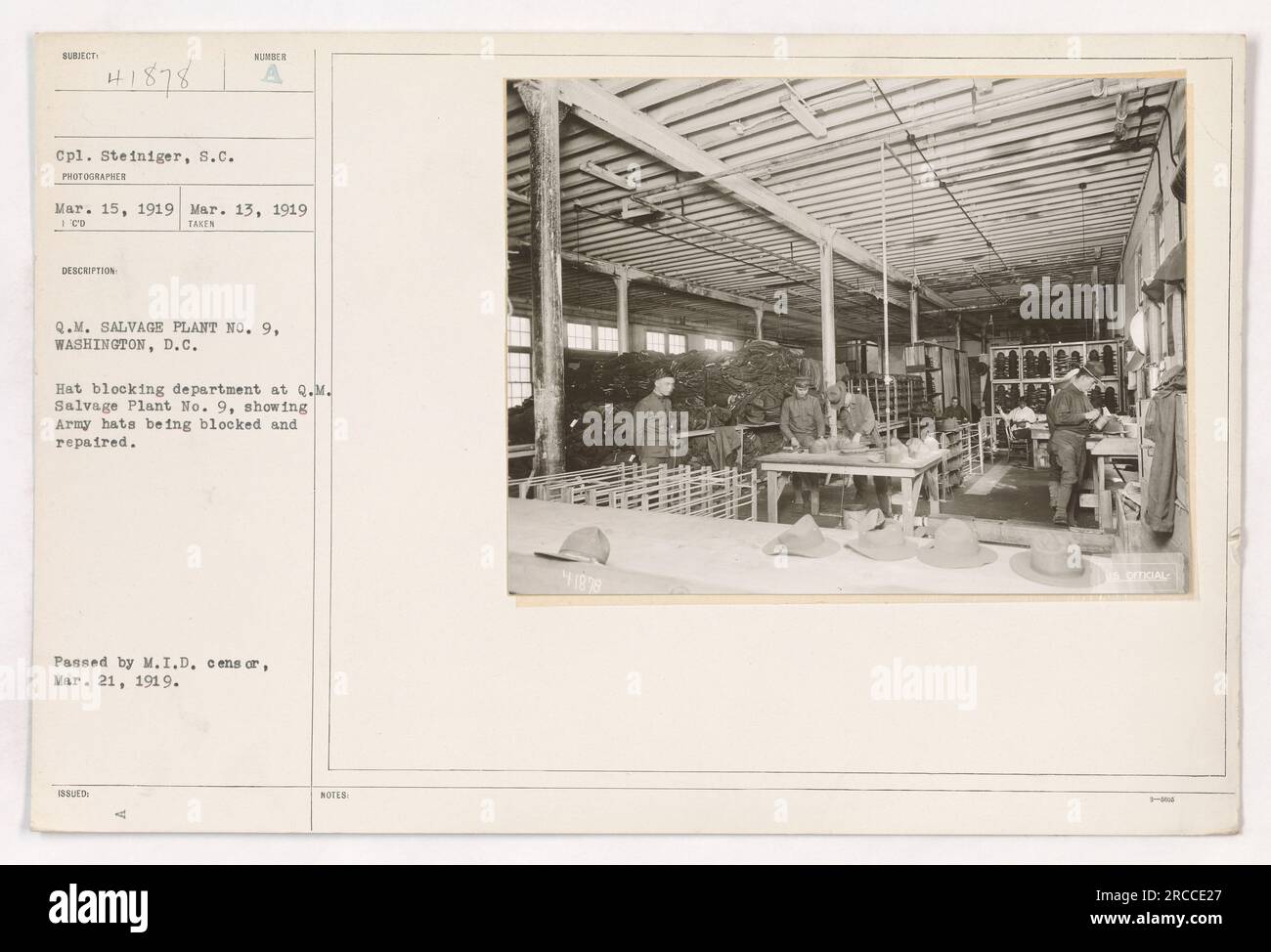 Hat blocking department hi-res stock photography and images - Alamy