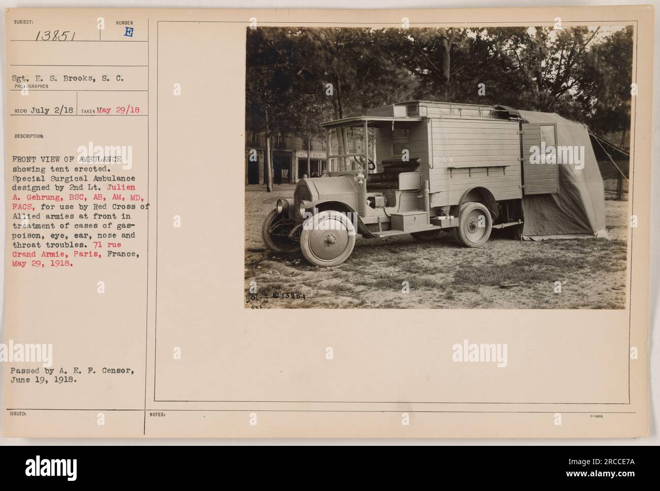 Lt julien a gehrung hi-res stock photography and images - Alamy