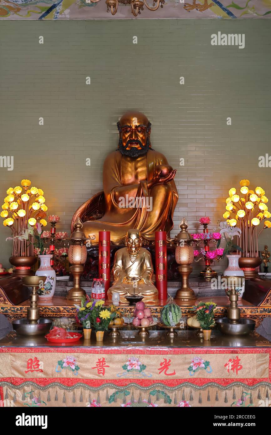 Idols in a Temple of Guangzhou, China Stock Photo - Alamy