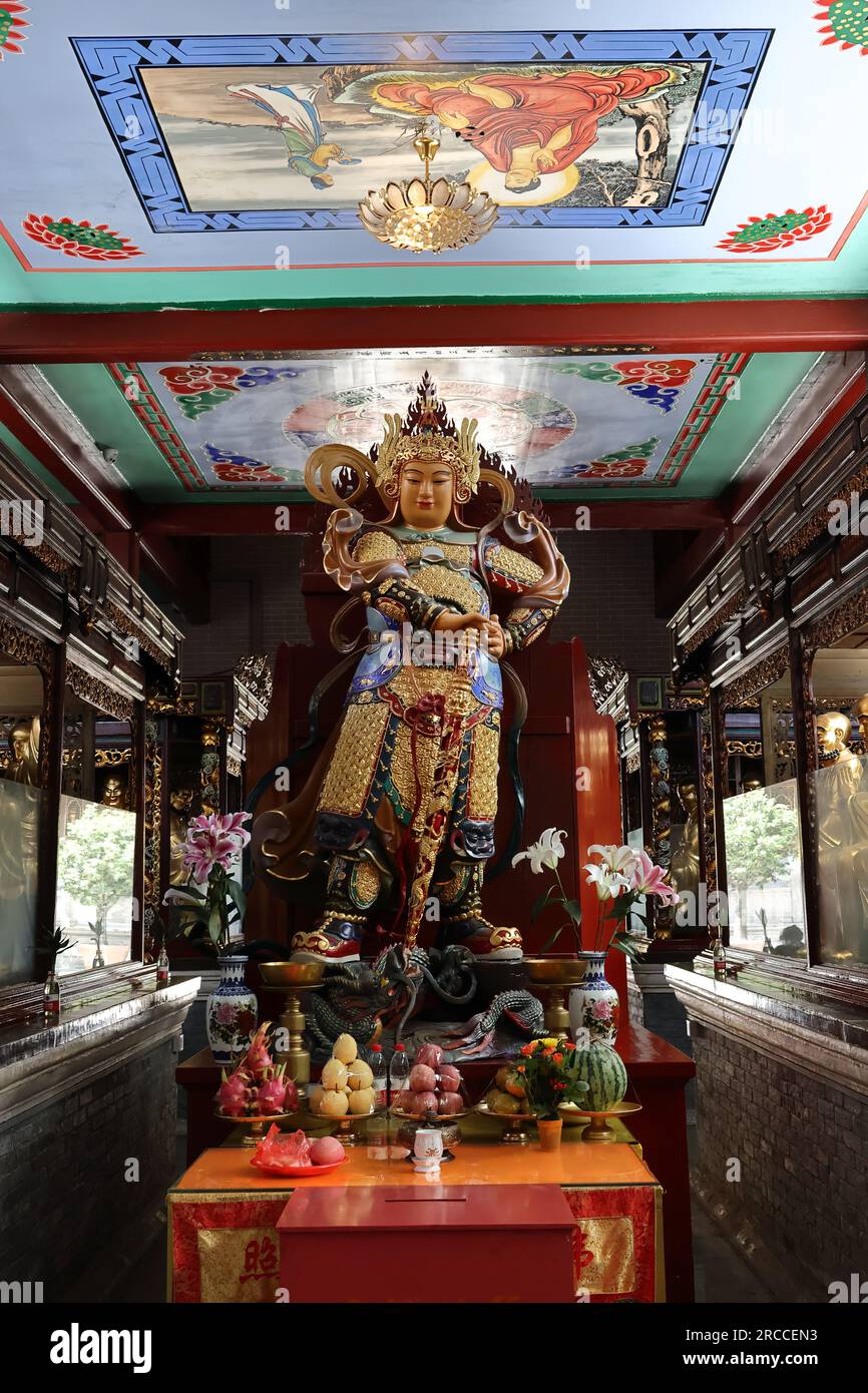 Idols in a Temple of Guangzhou, China Stock Photo - Alamy