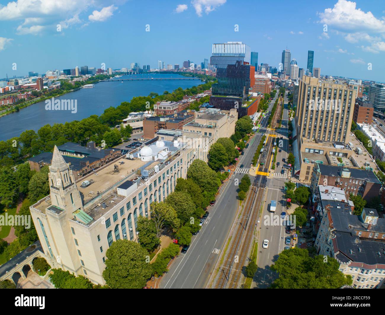 Boston University Center for Computing and Data Sciences (CDS) building ...