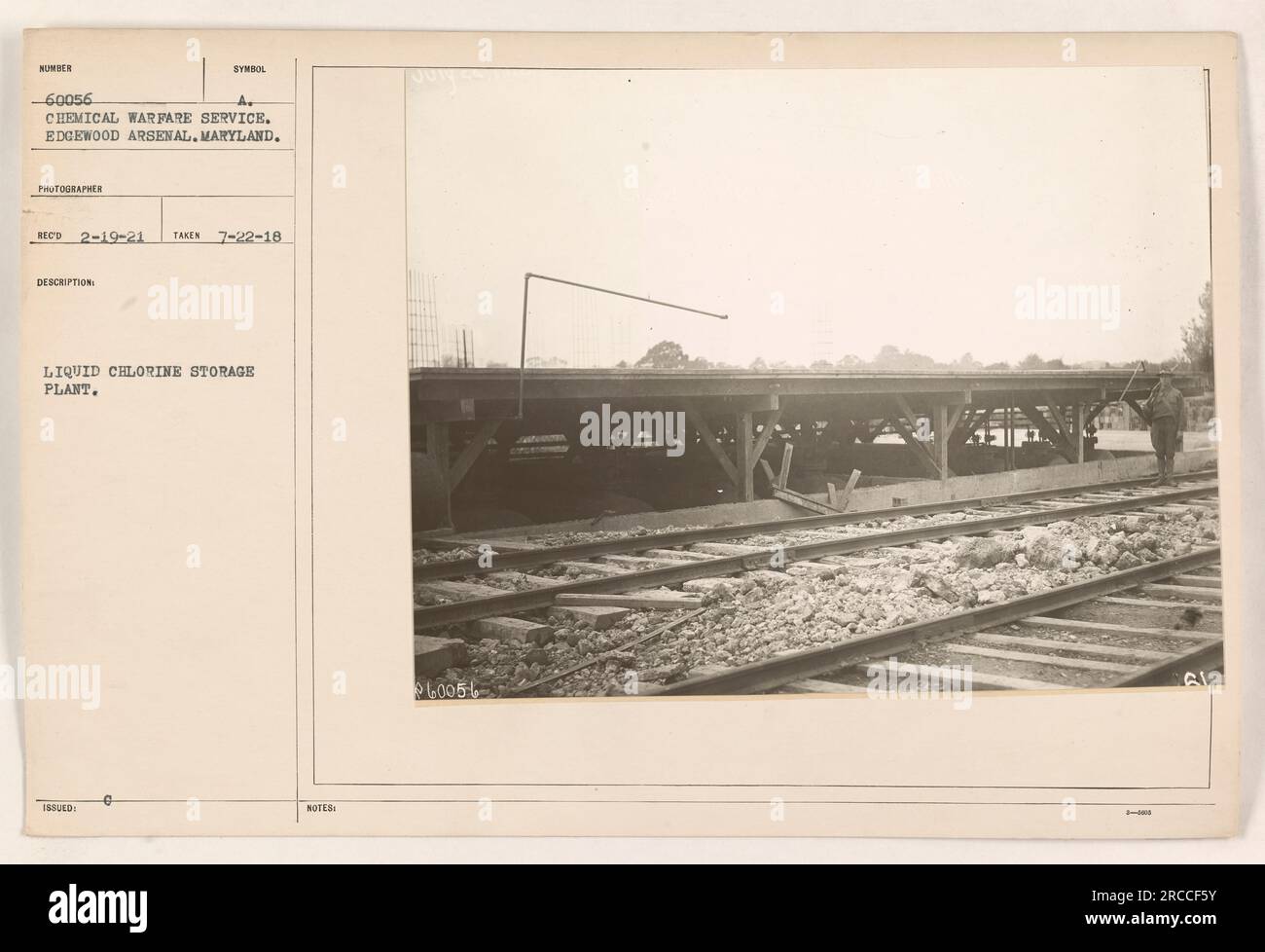 This is a photograph of the liquid chlorine storage plant located at ...