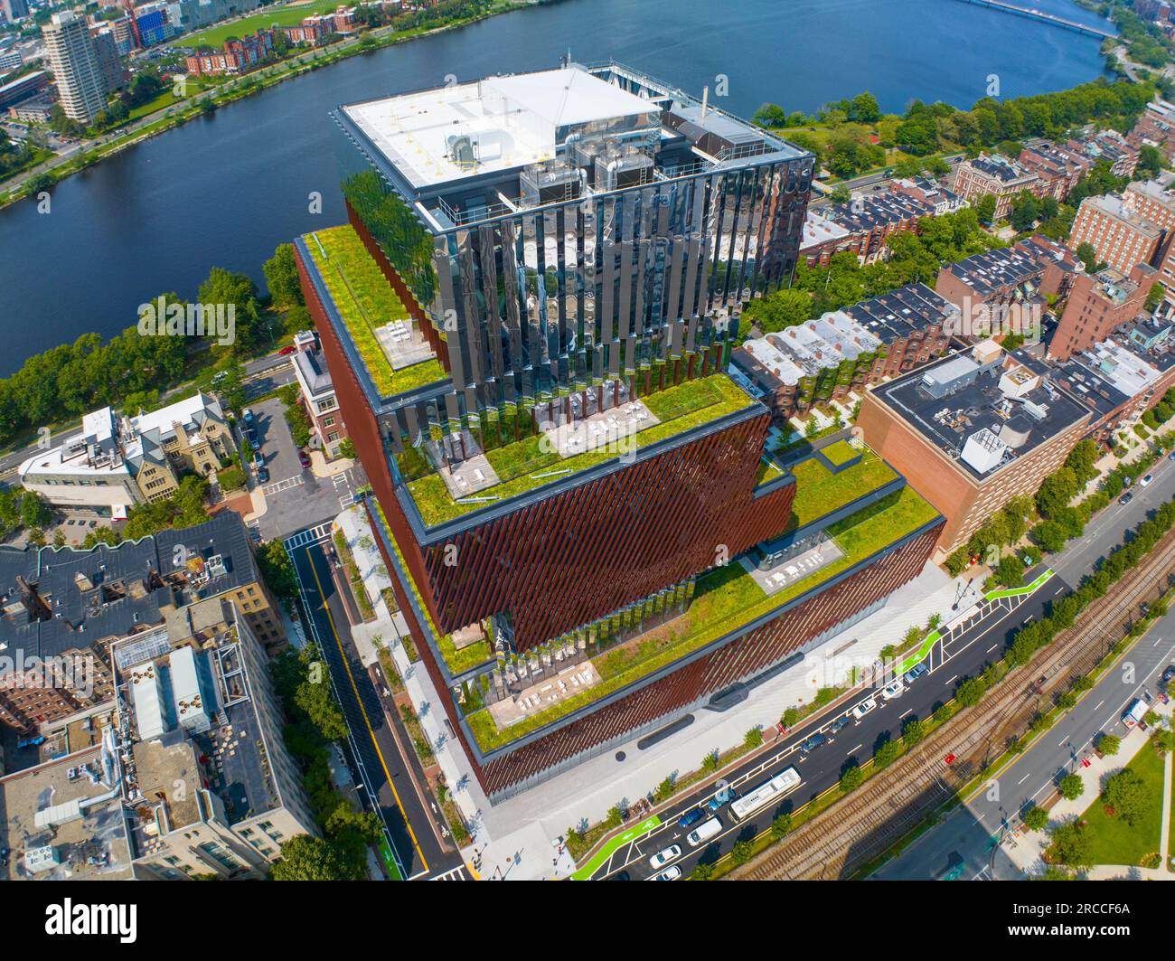 Boston University Center for Computing and Data Sciences (CDS) building ...