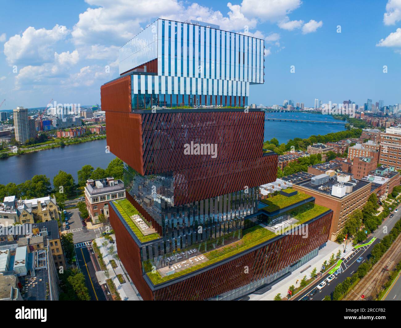 Boston University Center for Computing and Data Sciences (CDS) building ...