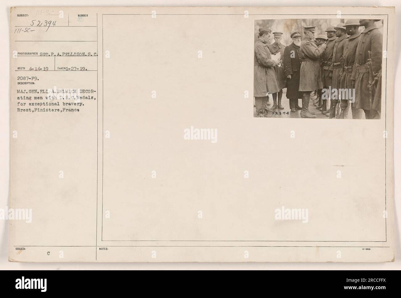Maj. Gen. Eli A. Helmick awards soldiers with D.S.C. Medals in Brest ...