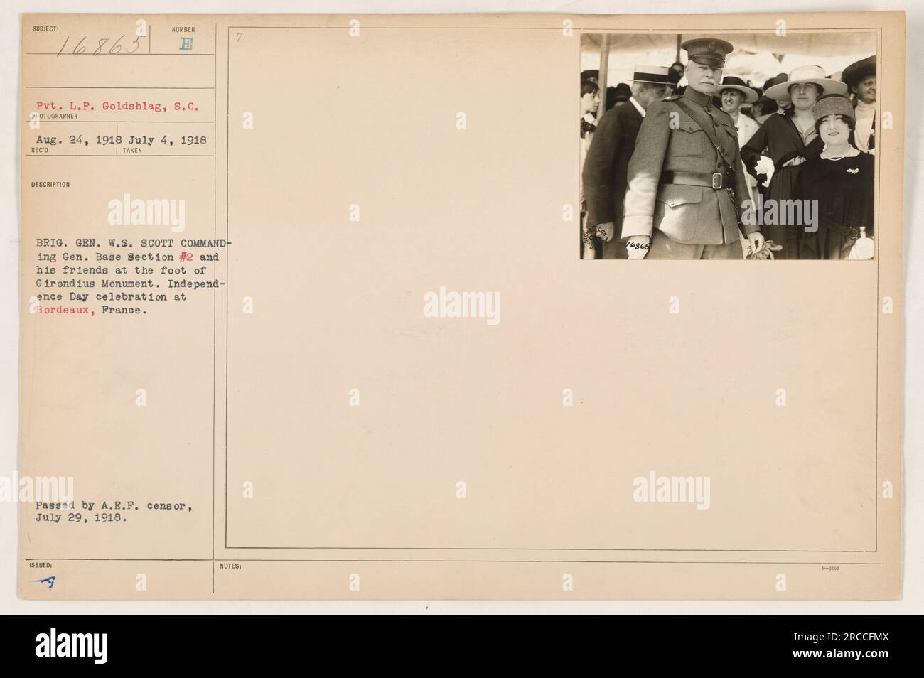 Brig gen s scott hi-res stock photography and images - Alamy