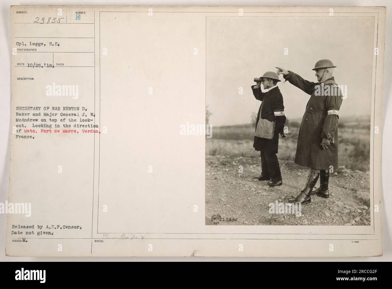 Major general mcandrew hi-res stock photography and images - Alamy