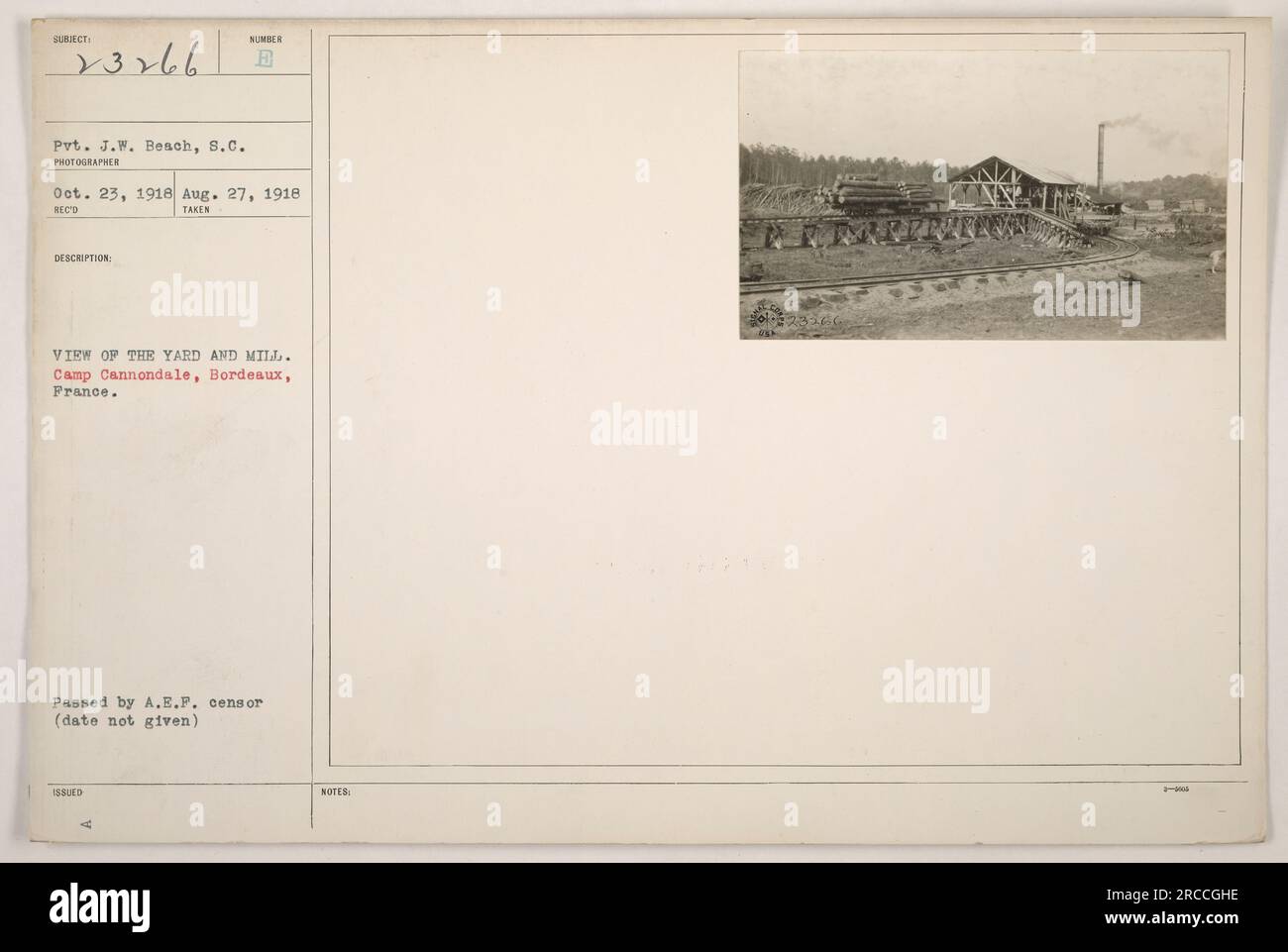 Pvt. J.W. Beach of the S.C. regiment captured this photograph on ...