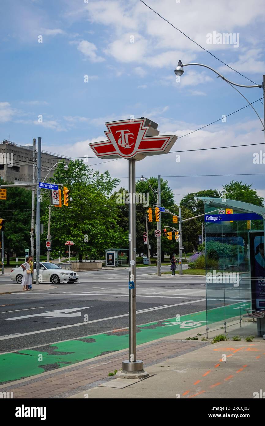 Outdoor ttc sign hi-res stock photography and images - Alamy