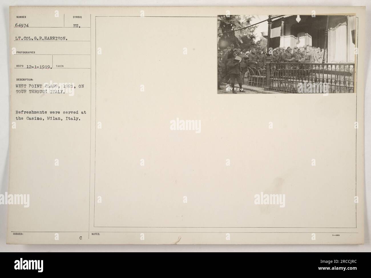 American soldiers in milan during world war one hi-res stock ...