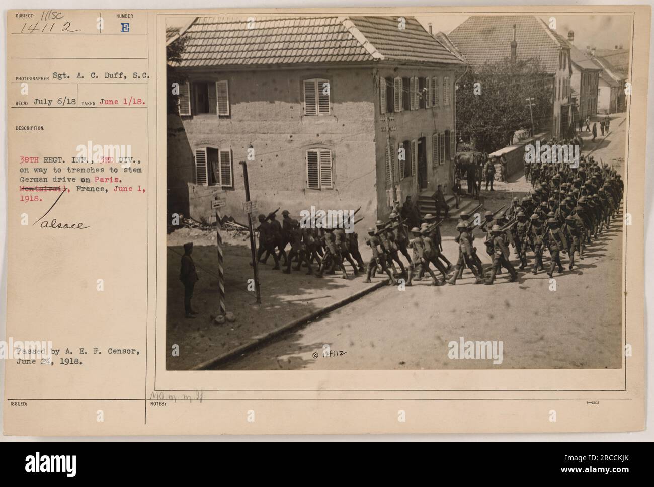 Soldiers from the 38th Regiment Infantry, 3rd Division, are seen here ...