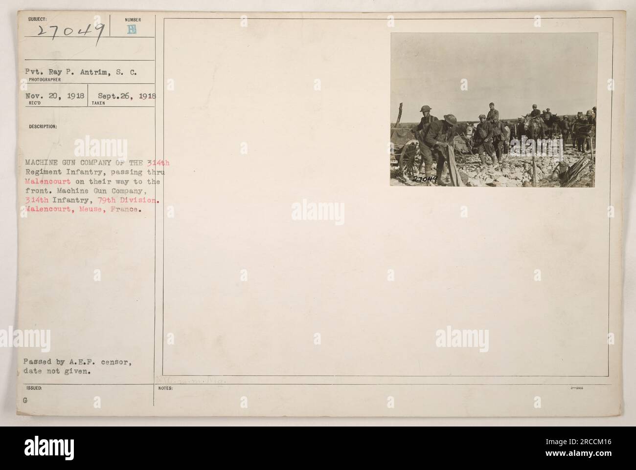 314th regiment hi-res stock photography and images - Alamy