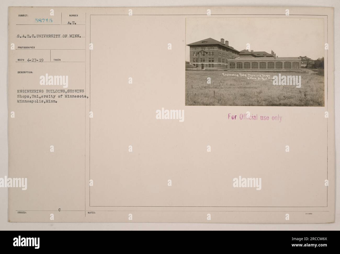 Engineering Building at the University of Minnesota in Minneapolis ...