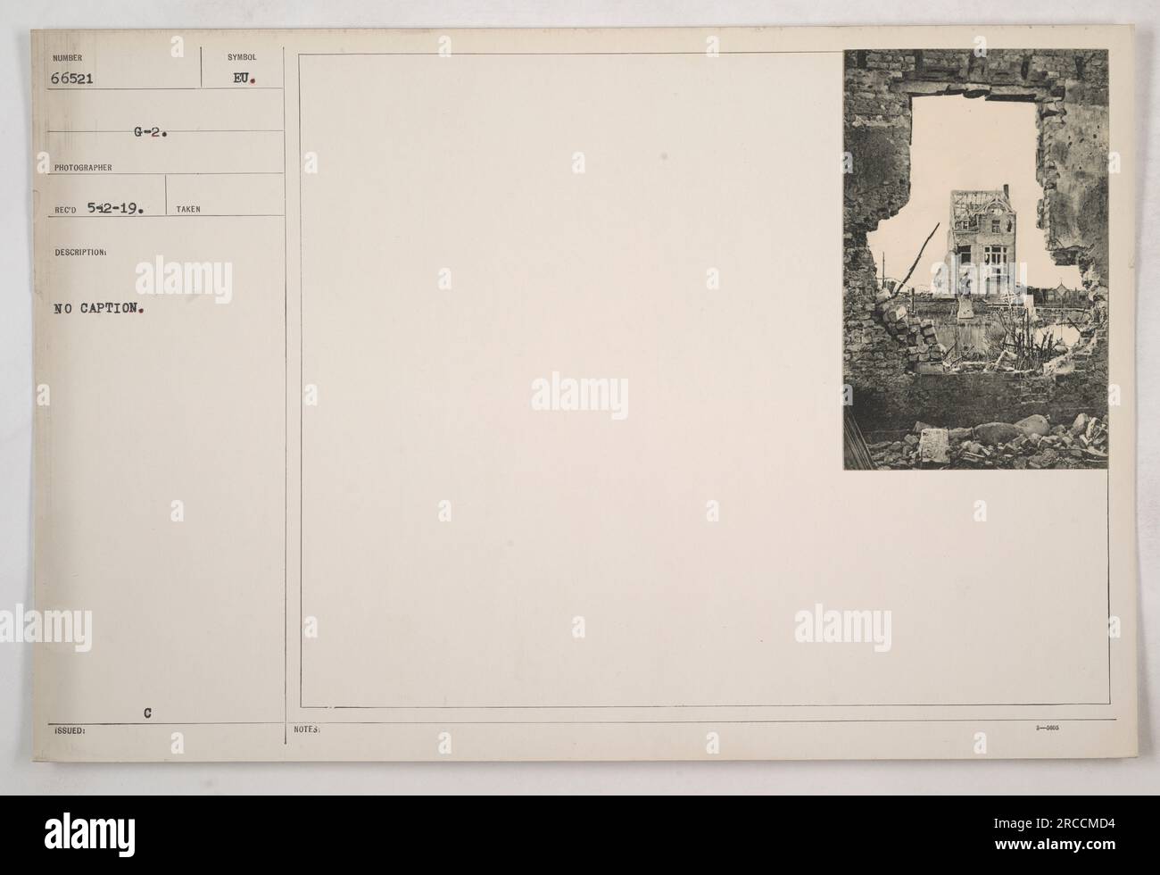 A photograph showing the aftermath of destruction, with ruined ...