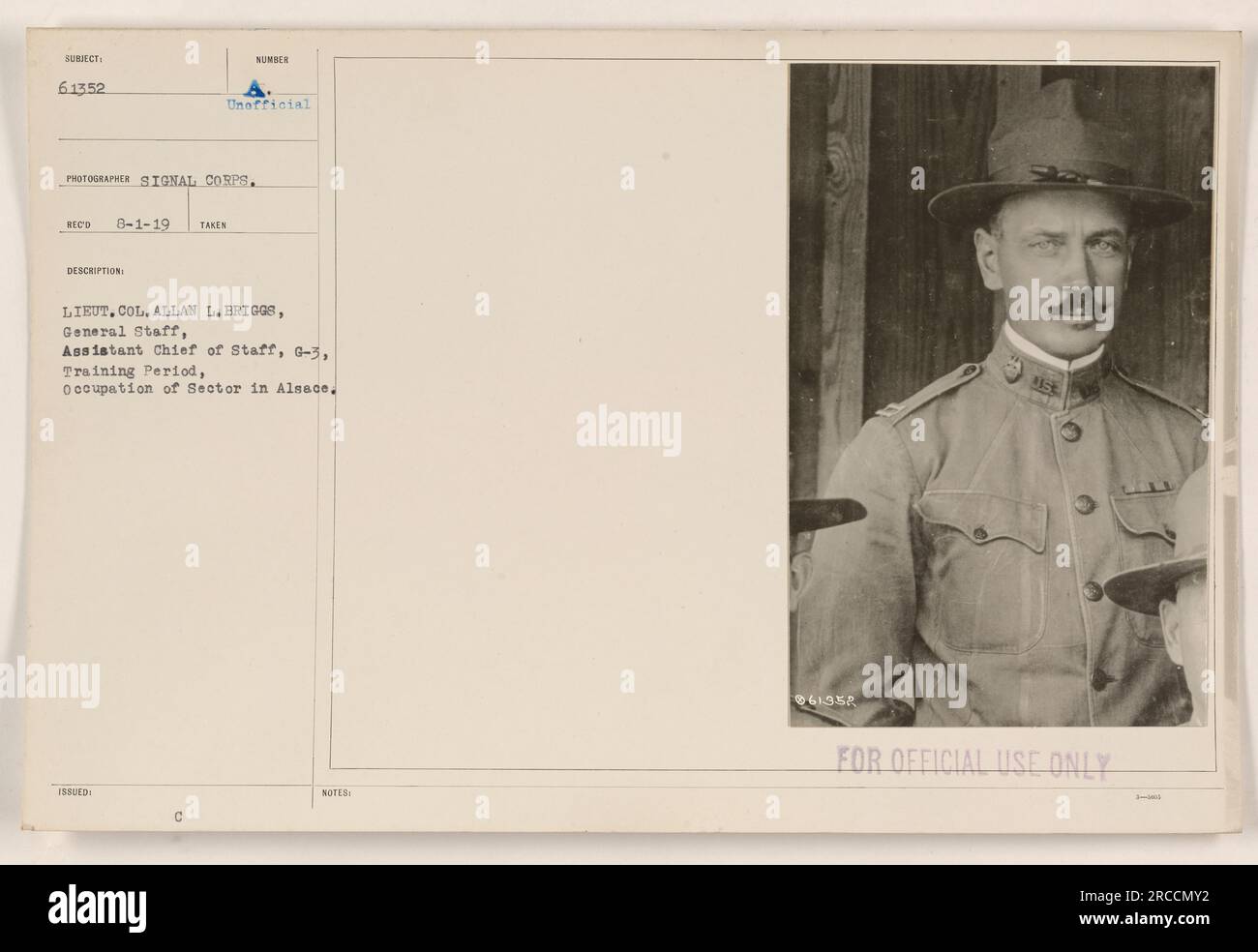 Lieutenant colonel allan l briggs hi-res stock photography and images ...